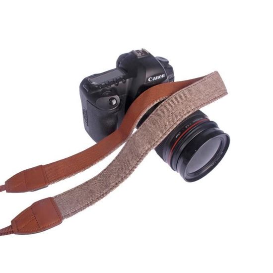 Sangle Caméra épaule cou bracelet ceinture pour Sony Nikon Canon ...