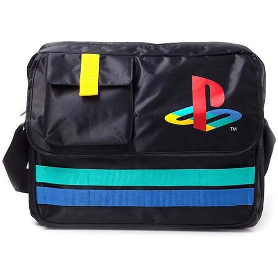Difuzed Playstation Retro Logo Messenger Bag 35 cm Noir - Cdiscount ...
