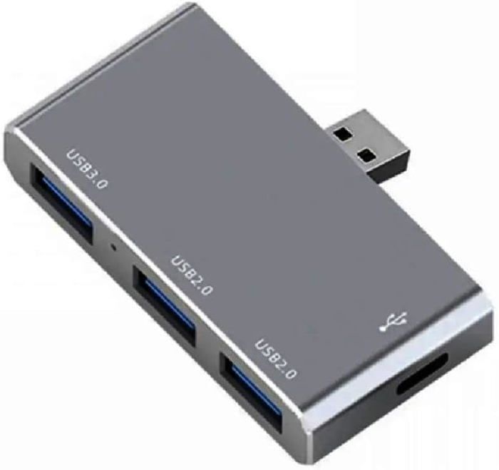 Mini Hub Usb Type C En Zinc 4 En 1 Station D'Accueil Multi-Ports Usb 3. ...