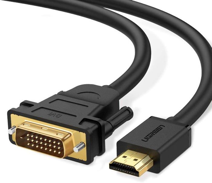 Cable - nappe integration Ugreen - 30116 - HDMI to DVI 24+1 Cable ...