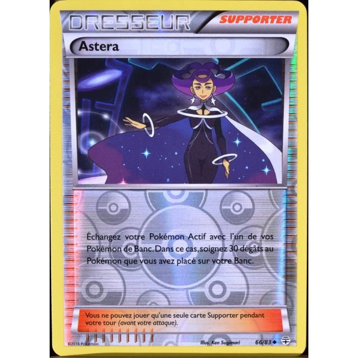 Carte Pokémon 66-83 Astera - REVERSE Générations FR - Cdiscount Jeux ...