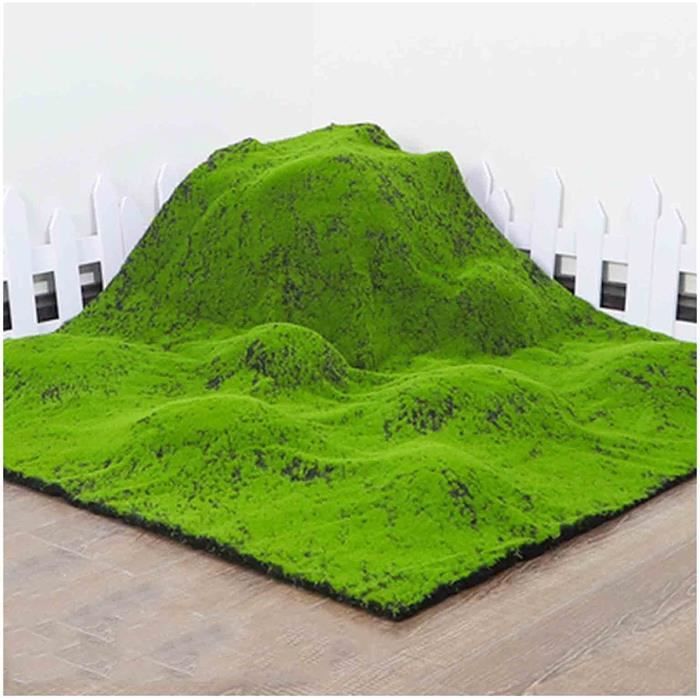 1x1m Rouleau de Gazon Artificiel mousse Artificielle Jardin en Gazon ...