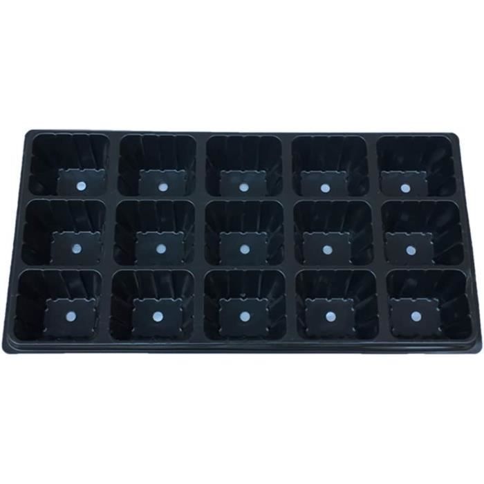 Lot de 10 plateaux de semences pour semis de germination et semis 15 ...