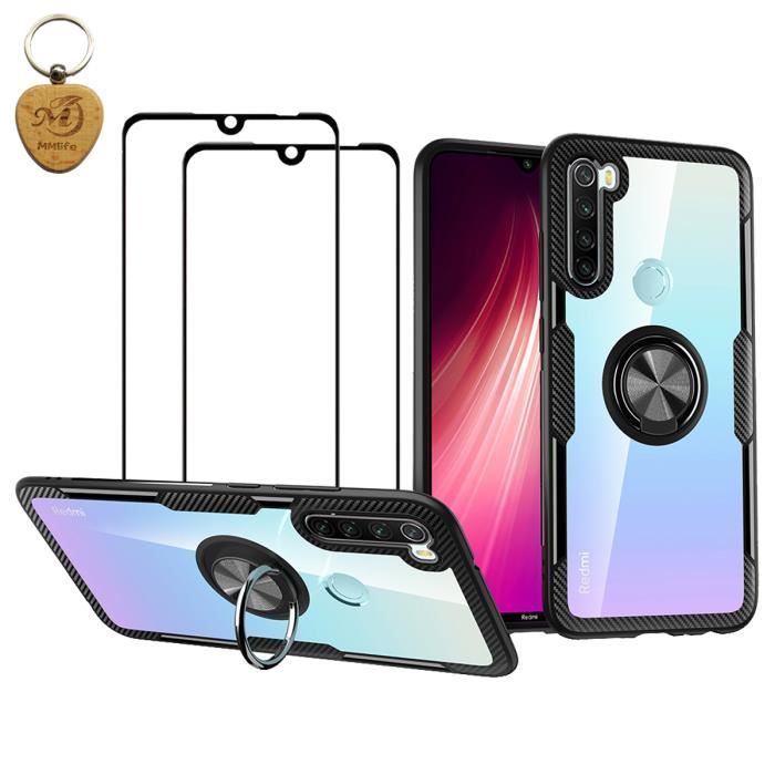 Pour Xiaomi Redmi Note 8 Coque avec Verre Trempé [2 pièces ...