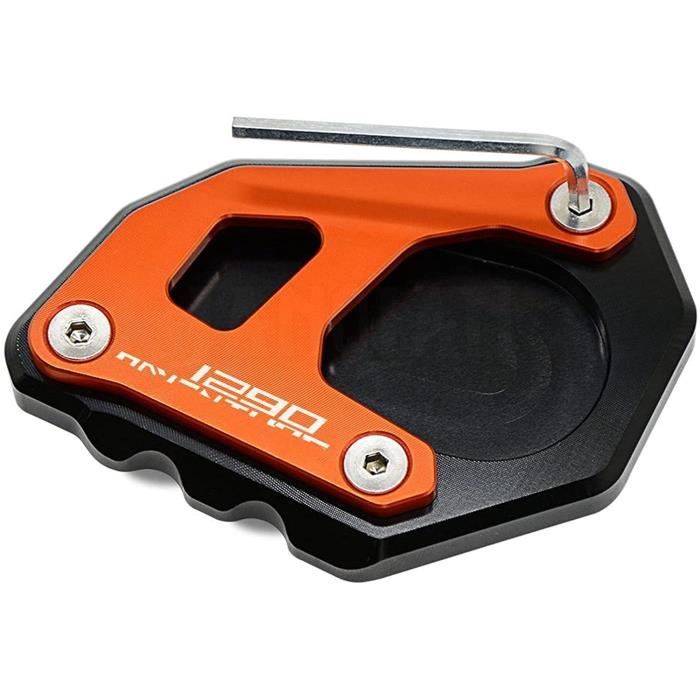 Stand côté pied support latéral béquille cnc moto agrandir la plaque ...