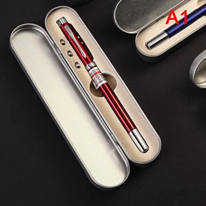 Stylo,Stylo à bille multifonction 4 en 1,1 pièce,pointeur Laser,lampe ...