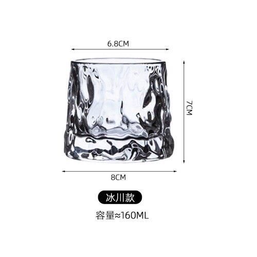 Verres à cocktails - Non verseur - Verre à whisky rotatif - Style européen - 1 pièce - Cristal ...