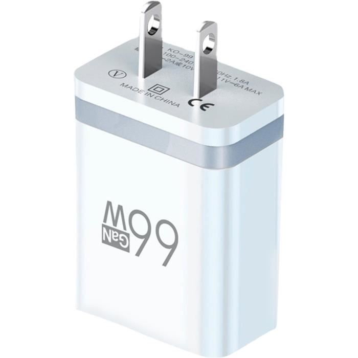 Prise Bloc Usb | Prise D'Alimentation Murale À Charge Rapi66 W,Voyage ...