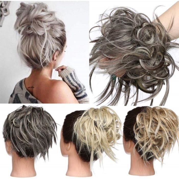 Postiche Chignon Extension A Clip Cheveux Naturel Postiche Cheveux ...