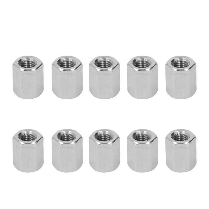 Écrou De Connecteur Hexagonal 10 Pièces M10 Écrou D'Accouplement ... Écrou De Connecteur Hexagonal 10 Pièces M10 Écrou D'Accouplement ...