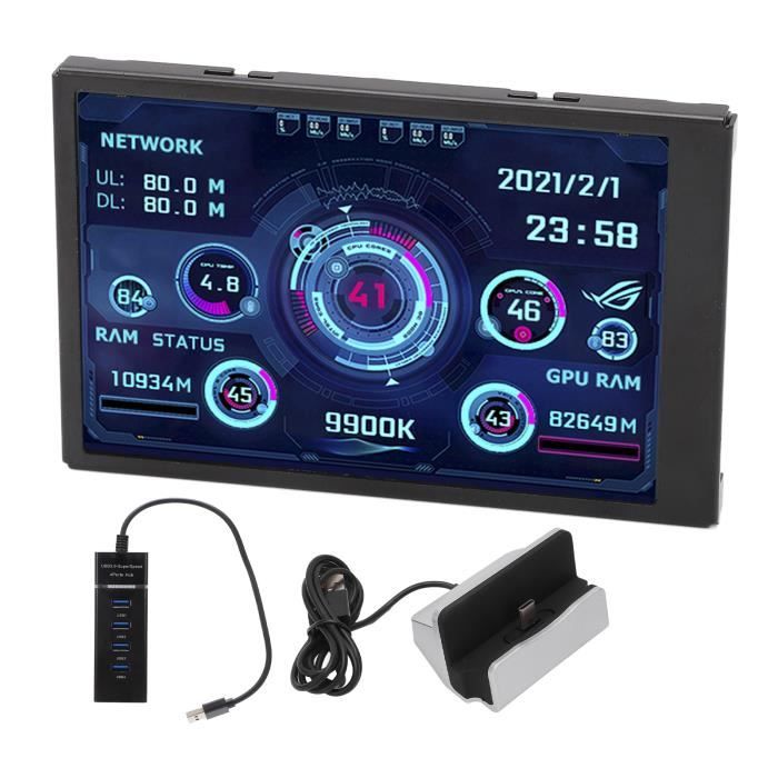 Moniteur de données - FDIT - 3.5 pouces - Écran IPS - Connexion USB ...