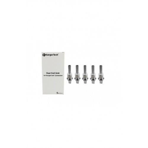 RÉSISTANCES DUAL COIL V2 - KANGERTECH (PACK DE 5) Sans nicotine Ni ...