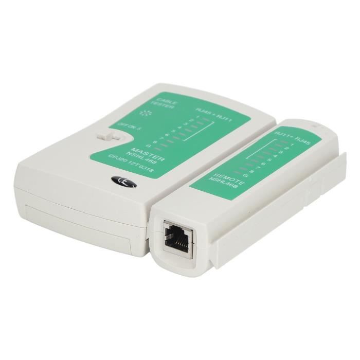 Omabeta testeur RJ45 Testeur de câble réseau RJ11 RJ45, outil de ...
