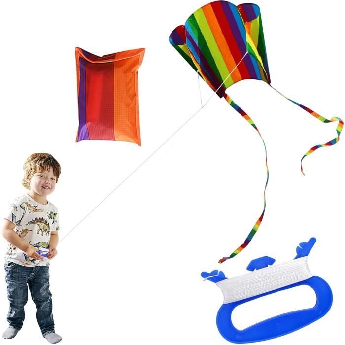 Cerf-Volant Enfants, Cerf-Volant De Poche,Cerf-Volant Coloré Avec Longue Queue,Pour Débutants ...