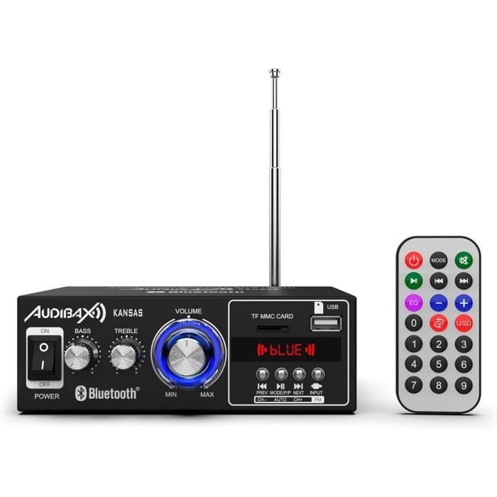 Audibax Kansas - Amplificateur Audio HiFi - Connexioluetooth ...