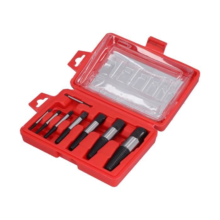 YOSOO Ensemble d'extracteurs de vis 8 pièces extracteur de vis cassé en ...