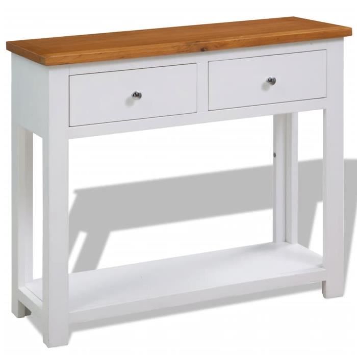 Table console - ZERODIS - HB017-PRO - Bois massif - Rectangulaire ...