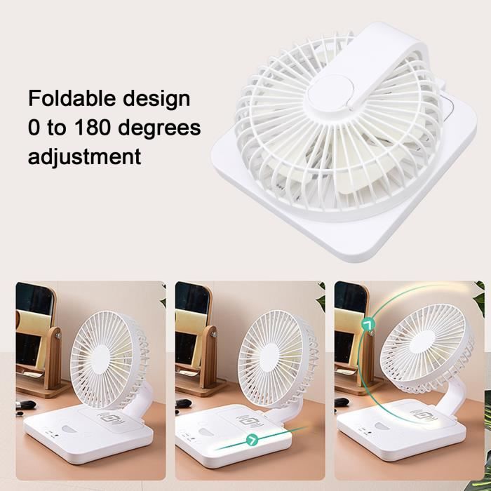 FRA - Mini ventilateur Support de ventilateur de bureau USB charge de ...