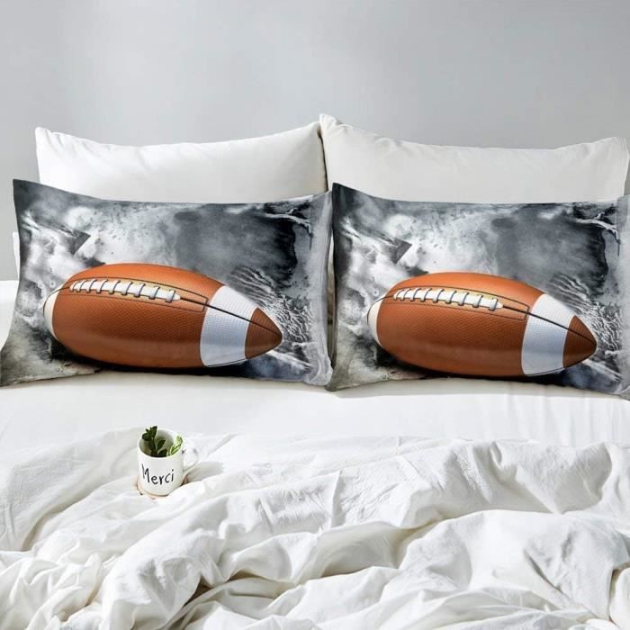 Parure De Lit 3 Pièces Avec Housse De Couette Et 2 Taies D'Oreiller ...