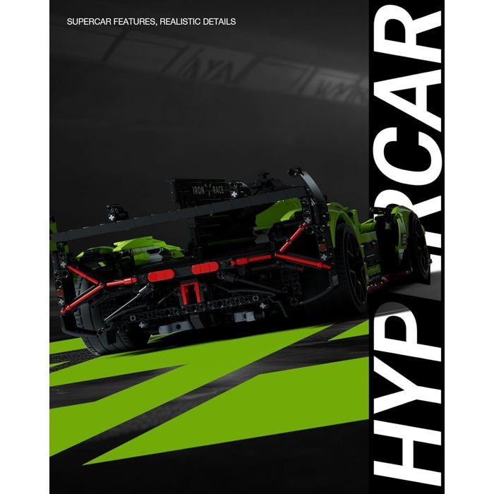 Maquette Hypercar Nifeliz S63 1:8 - Kit de Construction 3699 pièces ...
