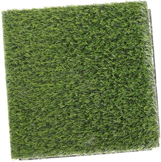 Vert Carrés De Gazon Synthétique Faux Tapis Dherbe Carrés De Gazon Artificiel Tapis d'herbe ...