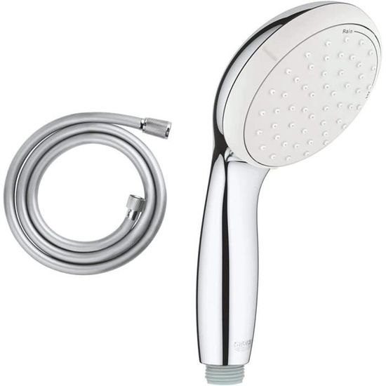 Flexible De Douche - Rotaflex 28409001 Chrome 1500 Mm+ Grohe 2759710E ...