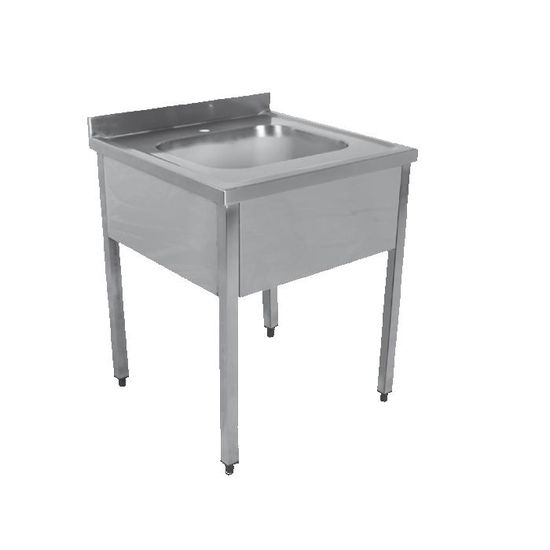 Table de Lavage Inox avec Evier Simple - Crystal - Cdiscount Bricolage