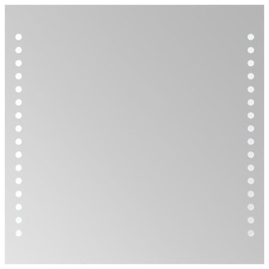 JNG Miroir de salle de bain à LED 30x30 cm 111640 - Cdiscount Maison