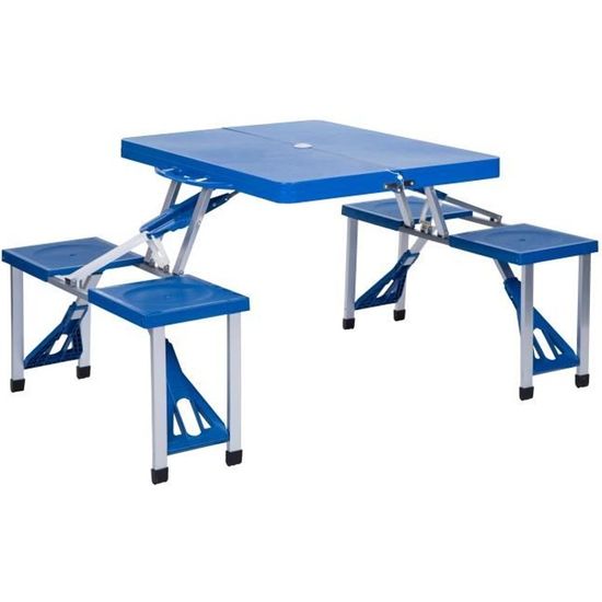 KING CAMP Table de camping pic nic pliable - 4 personnes - Cdiscount Sport