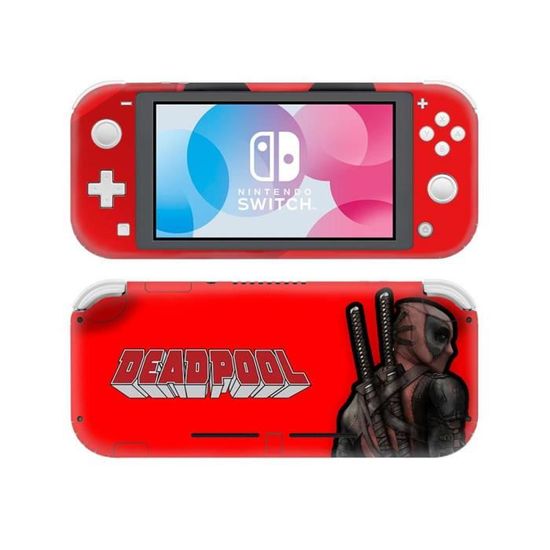 Sticker pour Nintendo Switch Lite, Deadpool Autocollant Skin Anti ...
