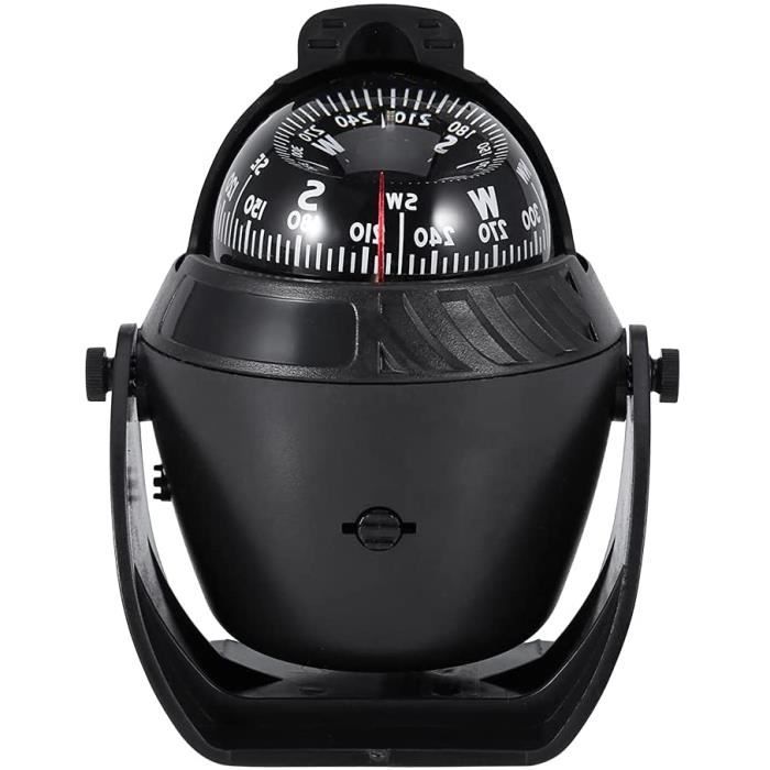 Boussole pivotante, Boussole de Bateau Noire Multifonction de Haute ...