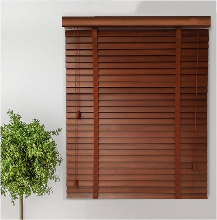 Stores En Bois Massif, Stores Vénitiens 60/70/80/90/100/120Cm, Stores ...