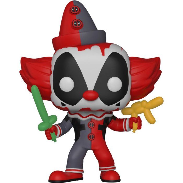 Réaliste Figurine jouet Marvel : Deadpool Playtime Deadpool Clown ...