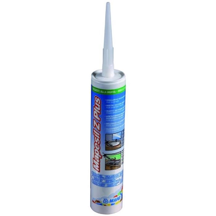 Mastic silicone MAPESIL Z PLUS - Coloris: 100 Blanc - Cdiscount Bricolage