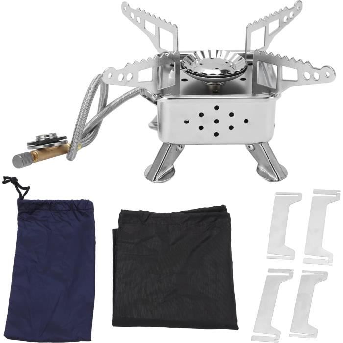 Réchaud de Camping Réchaud à Gaz Portable Réchaud à Cassette en Plein ...