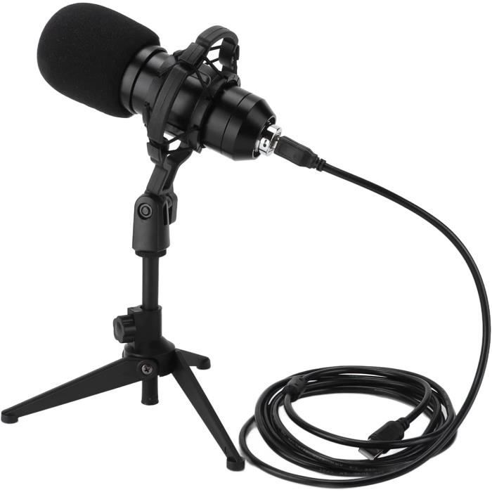 Kit de microphone à condensateur, micro USB en métal pour ordinateur ...