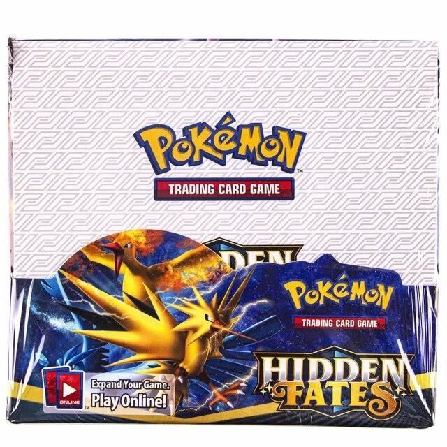 LOT 8 BOOSTERS POKEMON DESTINEES OCCULTES HIDDEN FATES VERSION US EN ...