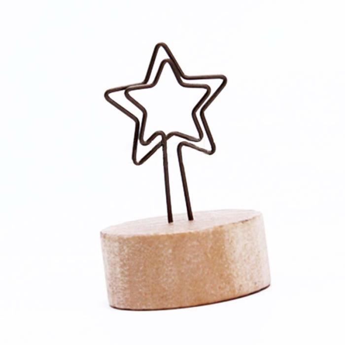 Décoration murale,Pince Photo en bois et fer 6A1211 , Dossier de ...