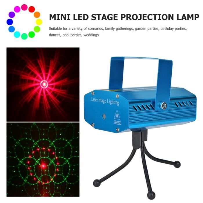 Projecteur de scène LED - Effets de lumière - Contrôle du son - Laser ...