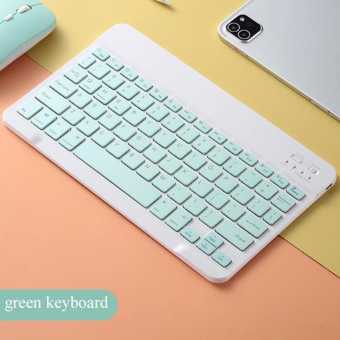 Clavier,Ensemble clavier et souris Bluetooth sans fil,10 pouces ...