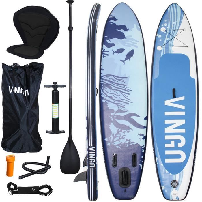 BMOT SUP Board Gonflable Stand up Paddle Portable Ensemble de Planche ...