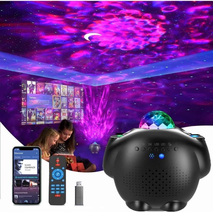 Projecteur Ciel Etoile, 4 En 1 Lampe Projecteur Led Dynamique ...