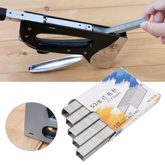 EJ.life Agrafe de fil galvanisé Agrafes à Clouer en Fil galvanisé ...