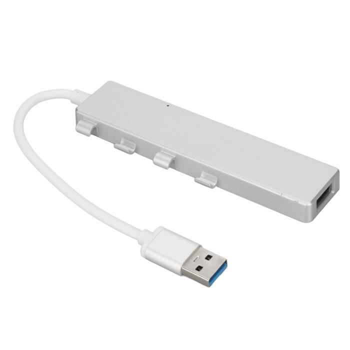 JIM-Hub USB ADS-301A, hub USB3.0 4 ports, avec 1 port USB3.0, 3 ports ...