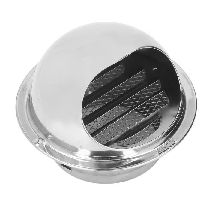 HURRISE sortie d'aération murale Grille de ventilation ronde en acier ...