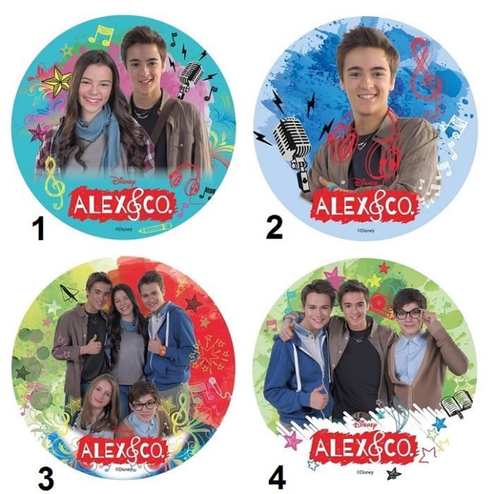 Disque Azyme Alex&Co MOD - Déco Gâteau Enfant 21cm - Mod2 - 810-2 ...