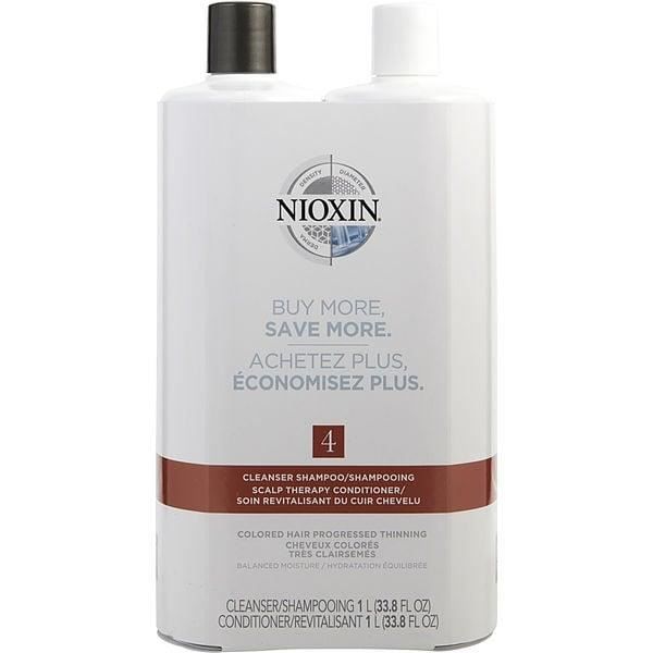 NIOXIN SYSTEM 4 SCALP THERAPY CONDITIONER AND CLEANSER SHAMPOO FOR ...