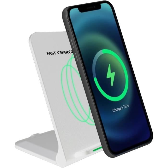 Support Mobile Pliable Avec Chargeur Qi Rapide 15W Iphone & Android ...