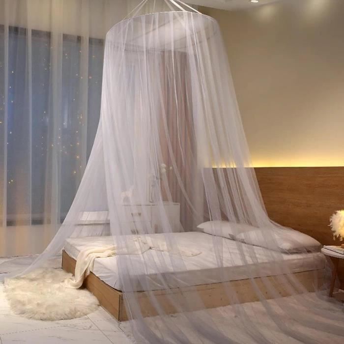 Moustiquaire De Lit Double Simple Grande Ciel De Lit Moustiquaire pour ...
