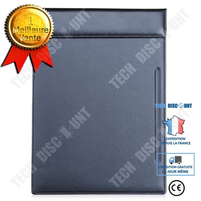 TD® Sous-main, attelle de réunion A4 en cuir pratique pour le bureau ...